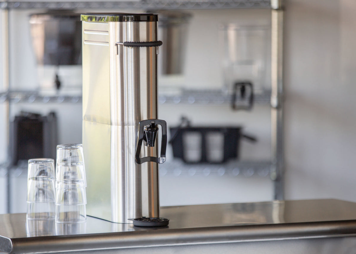 Service Ideas Slim Commercial Tea Urn, 3.5 Gal, Stainless Steel – ChefEquipment.com