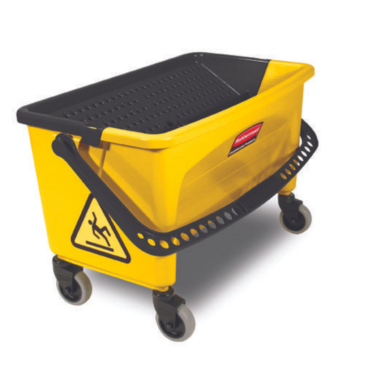 Rubbermaid | HYGEN Microfiber Charging Bucket, Press Wringer, Yellow – ChefEquipment.com