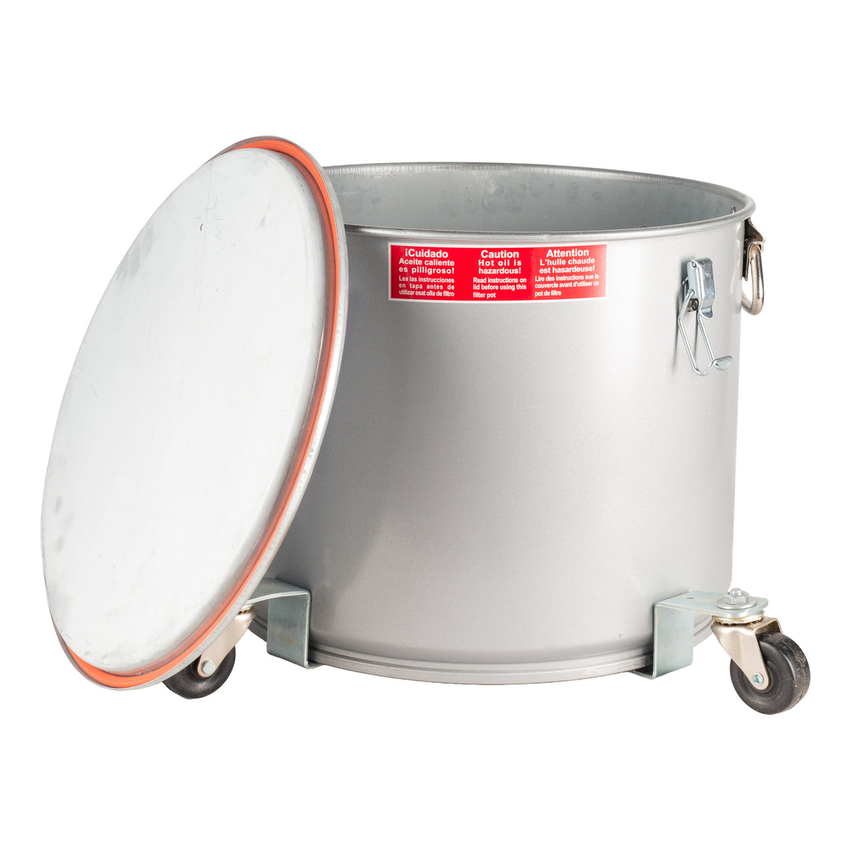 Miroil Filter Pot with Mobility Base, 35 lb Oil Capacity ...