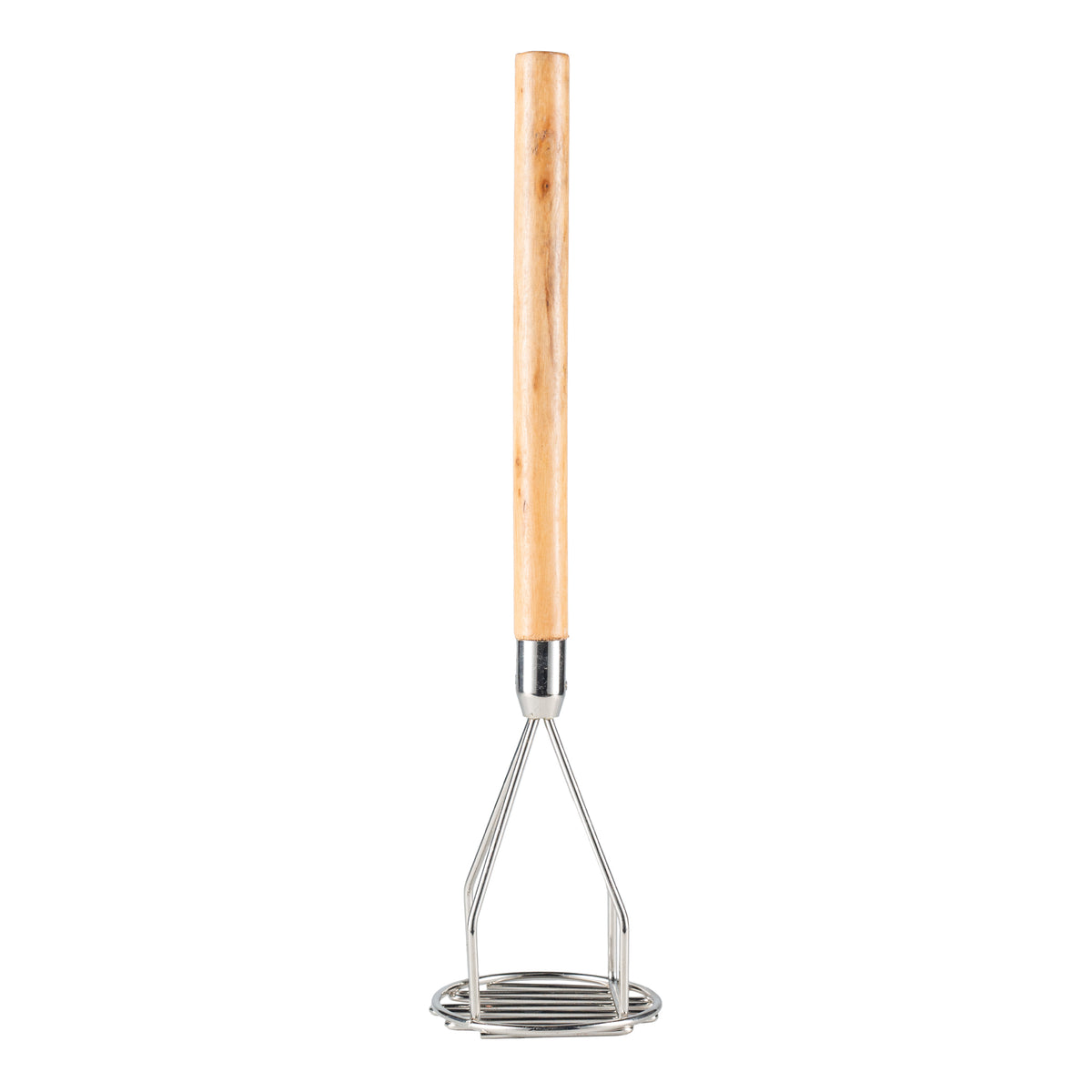 Browne Round Potato Masher, Stainless Steel, Wood Handle ...