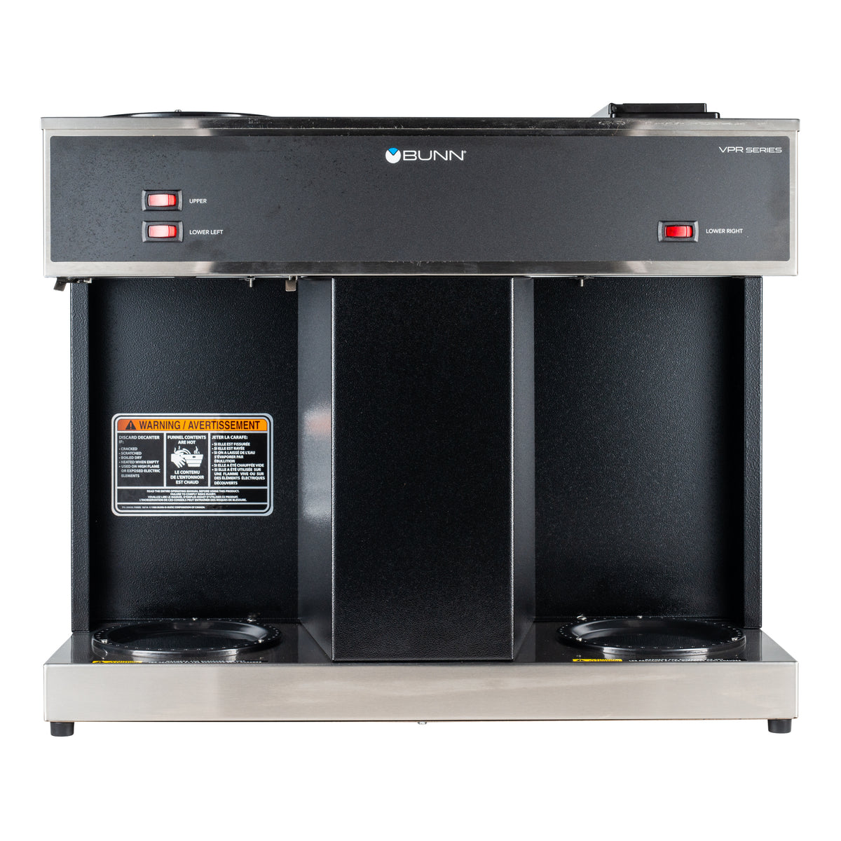 BUNN | VPS Coffee Brewer, 3 Warmers, Black, 120V – ChefEquipment.com