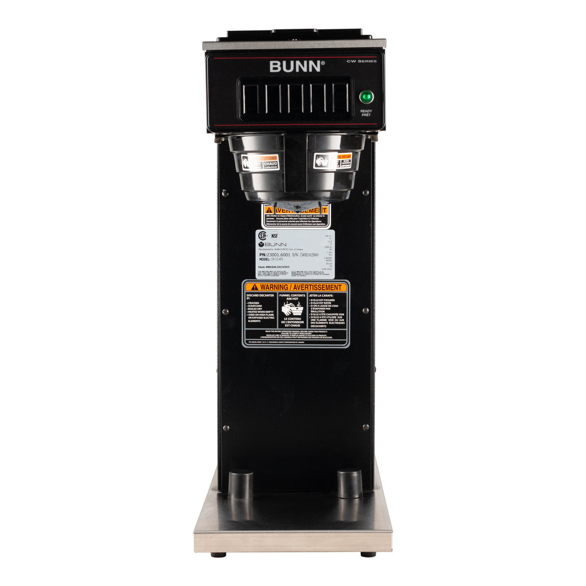 BUNN 23001.6001 CW15-APS Airpot Dispensed Coffee Brewer, 120V ...