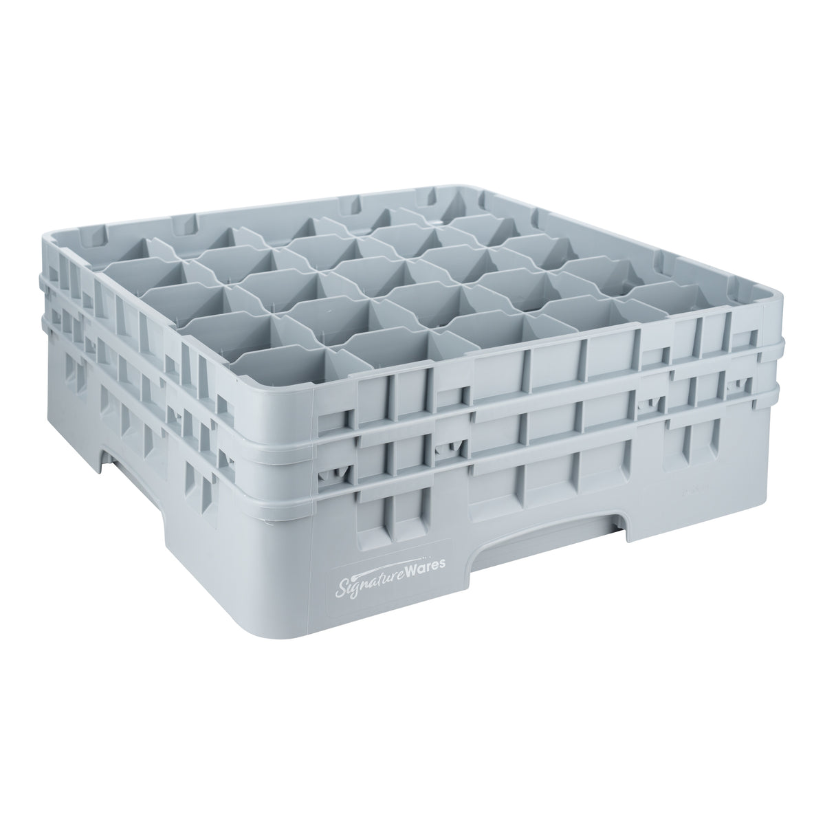 SignatureWares Glass Rack, 25 Compartment, Grey – ChefEquipment.com