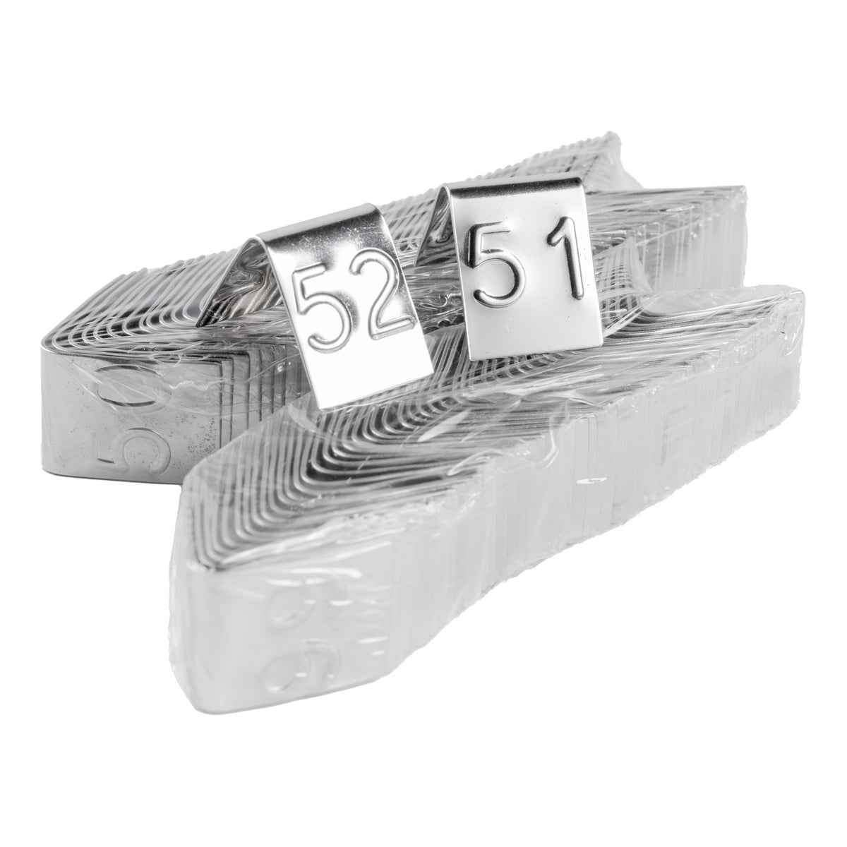 American Metalcraft Mini Number Tents, 1-100, 1" Square (100-pack), FI ...