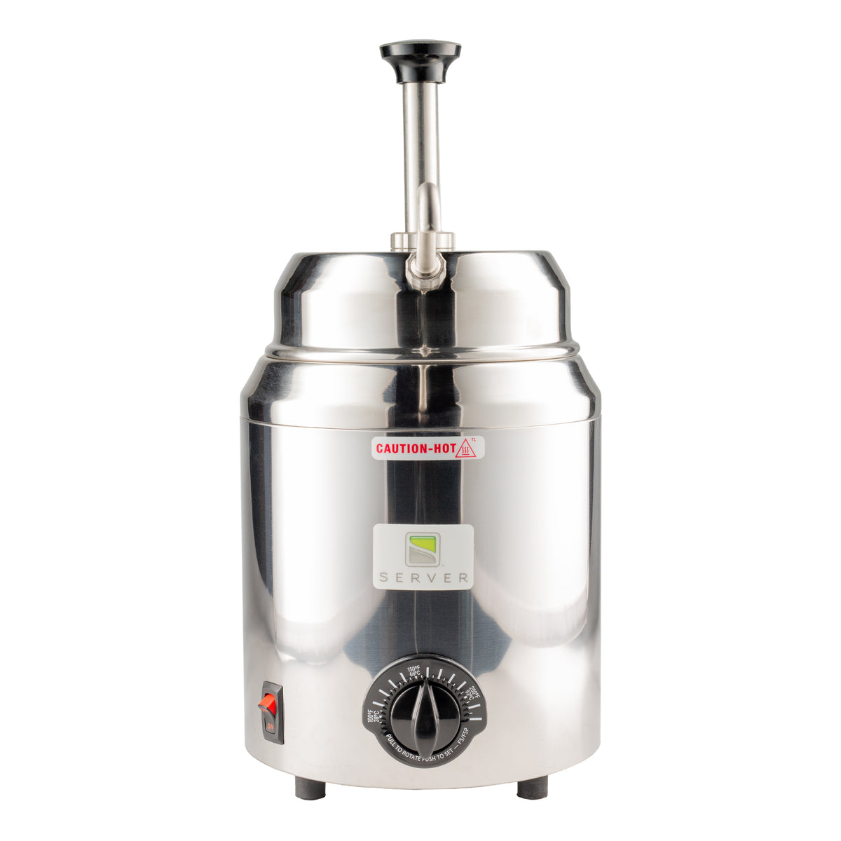 Server Topping Warmer with Pump, 3 qt, Stainless Steel, 120V ...