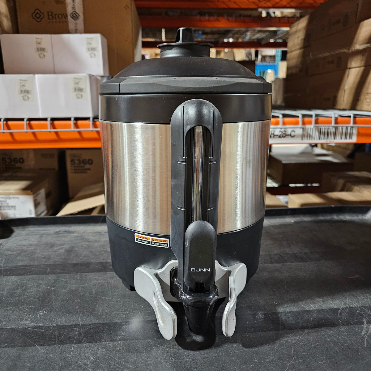 BUNN ThermoFresh Mechanical Gauge Server, 1 Gal, Stainless Steel, SCRA ...