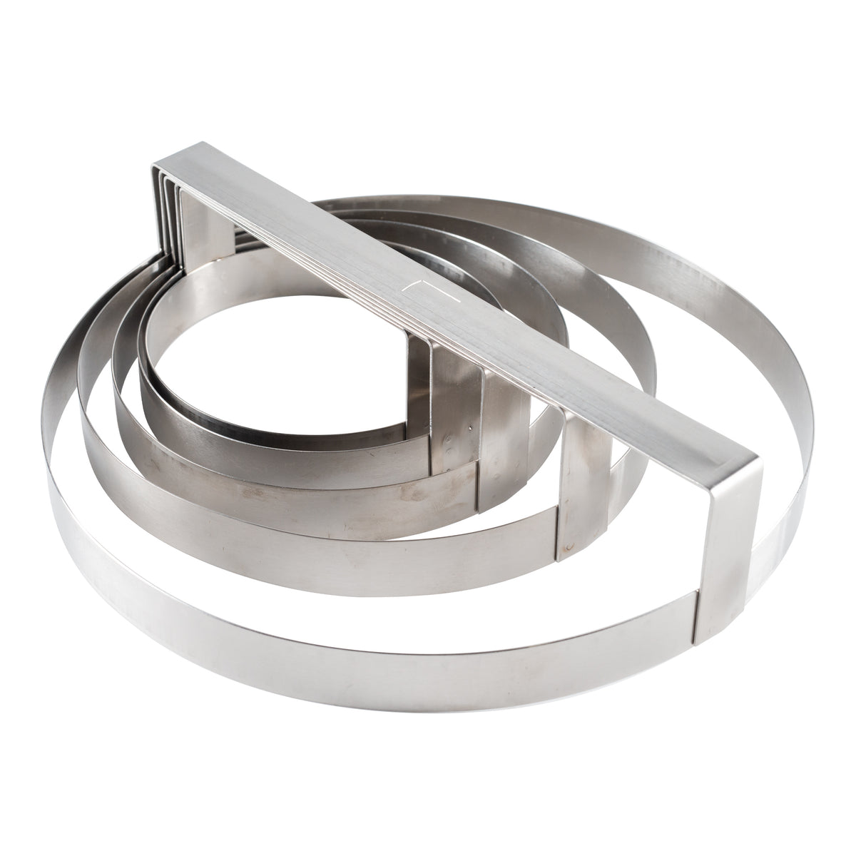Quest Pizza Ring 5 Piece Set, Stainless Steel, FINAL SALE ...