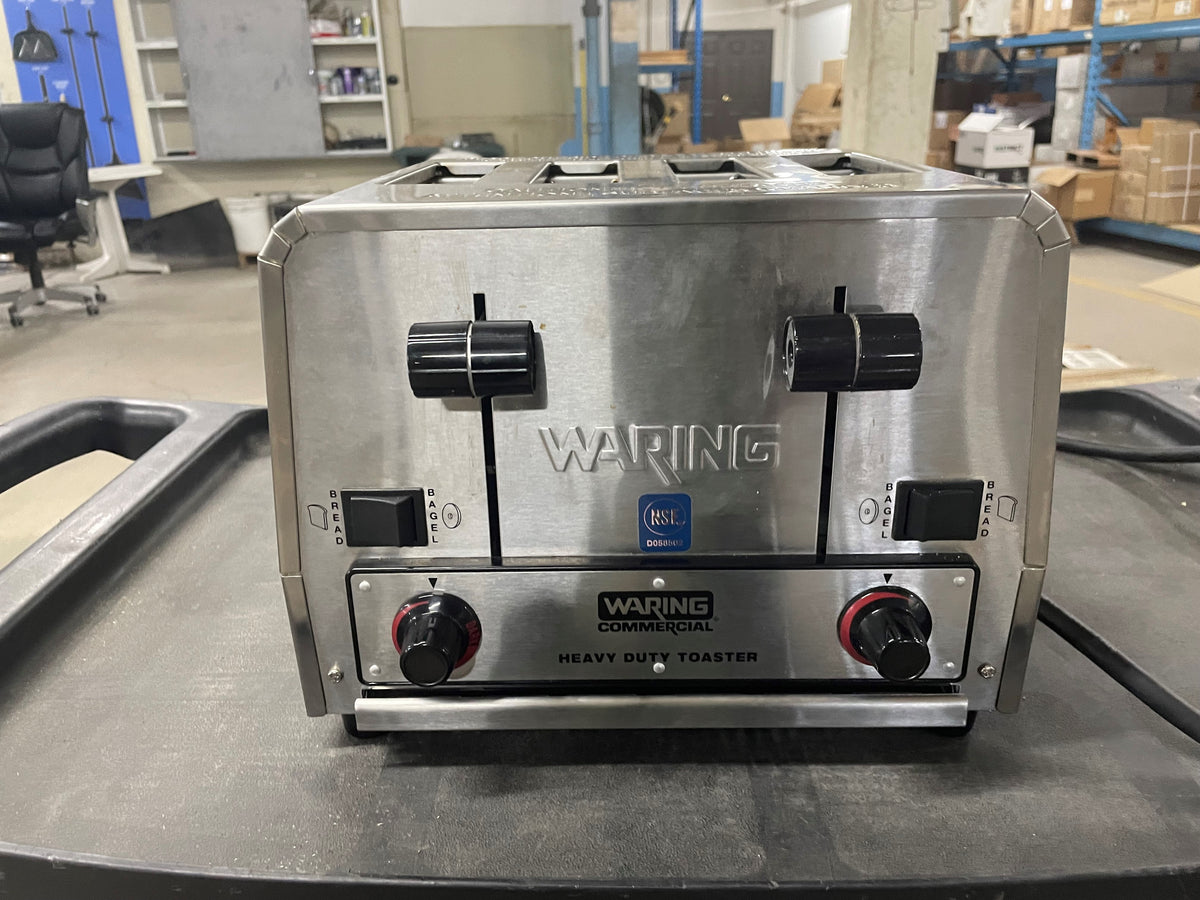 Waring WCT850 Heavy-Duty 4-Slot Switchable Bread & Bagel Toaster, 2800 ...