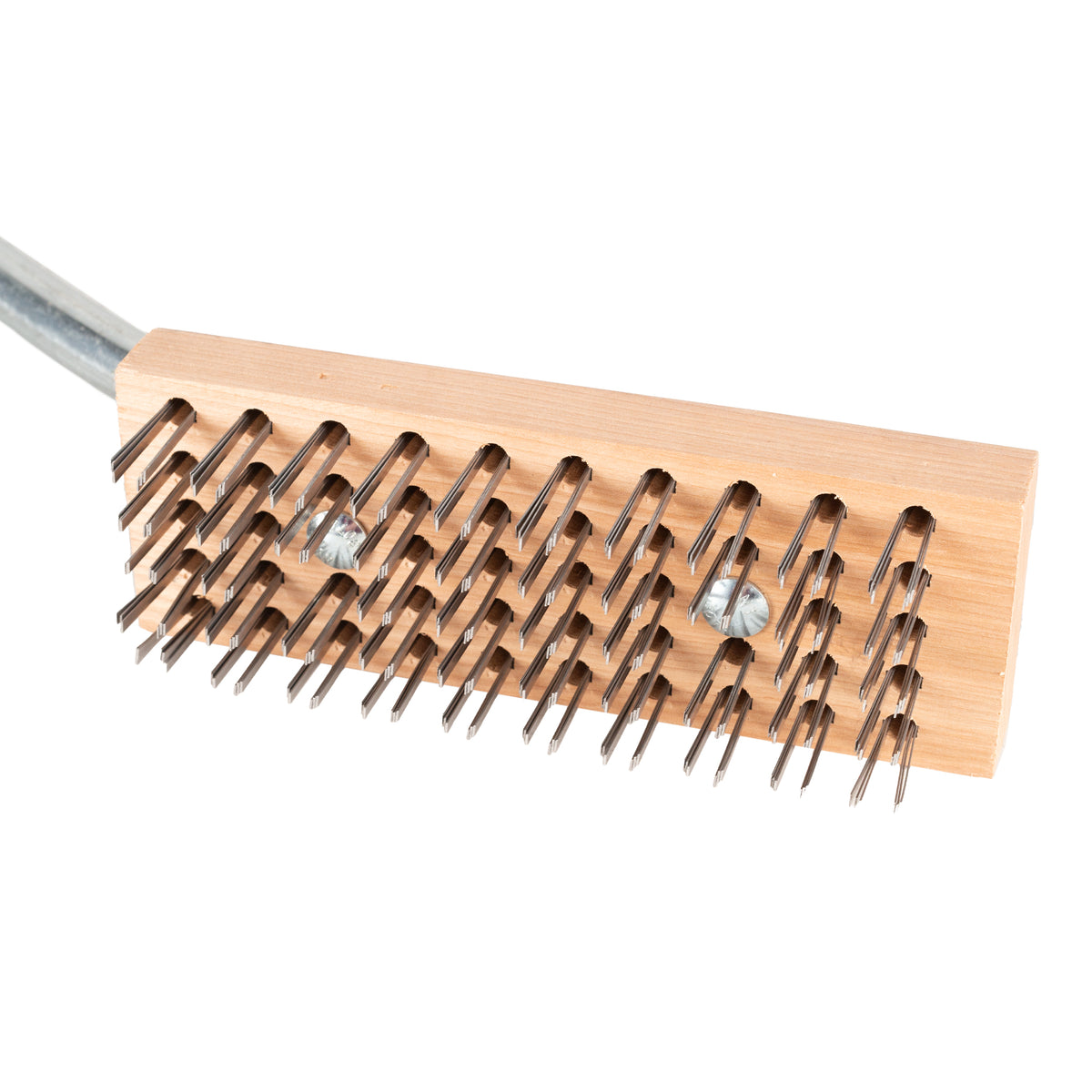 Felton Brushes Long Curved Handle Grill / Broiler Cleaning Brush, Flat ...