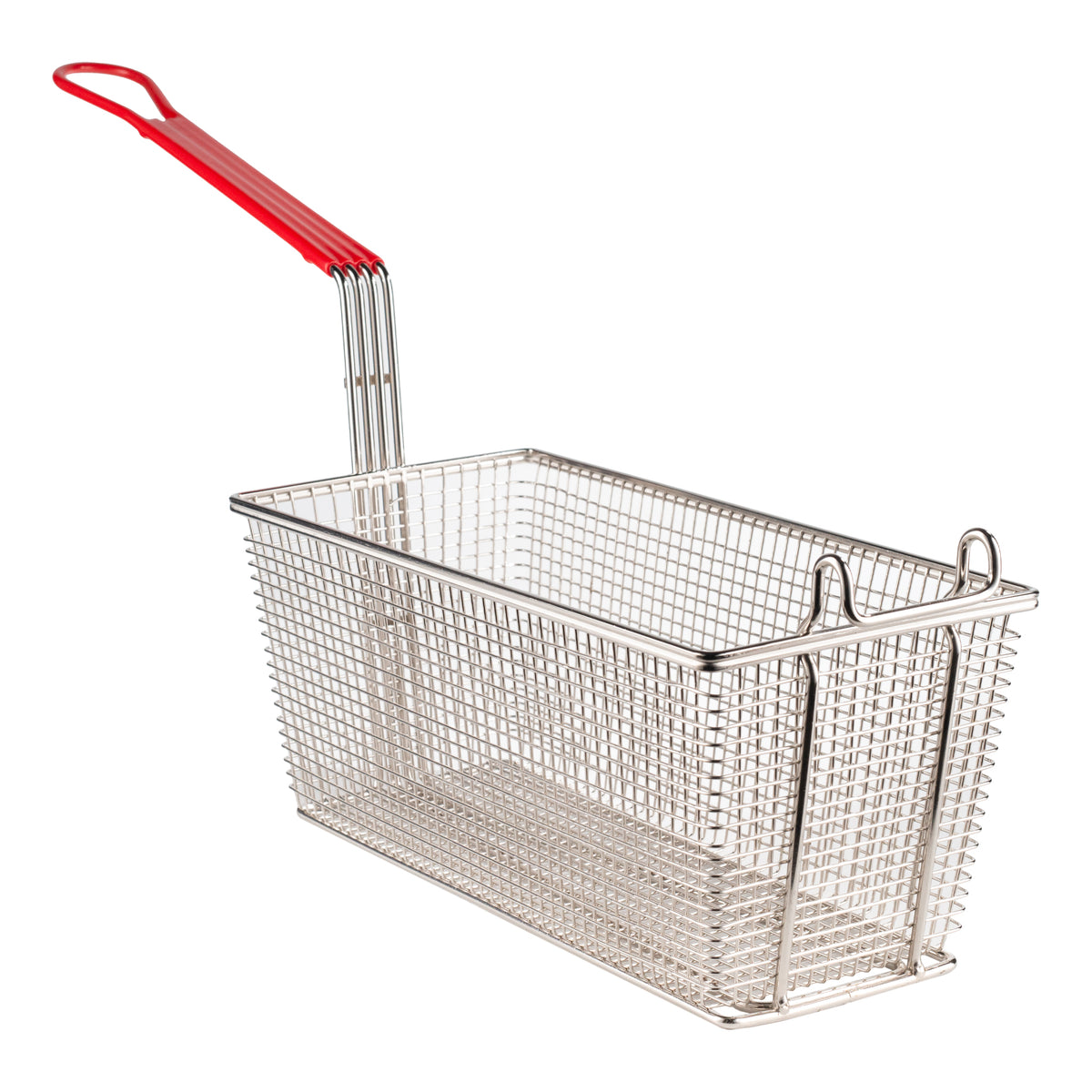 Pitco SG14S Fryer Basket, 13 1/4” x 6 1/2” x 5 3/4”, Red Handle ...