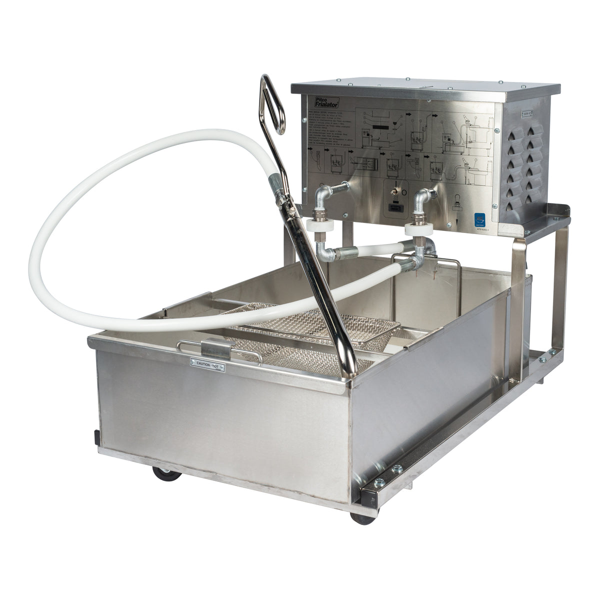 Pitco P18 Portable Oil Filtration Machine, 75 lb Capacity, 120V ...