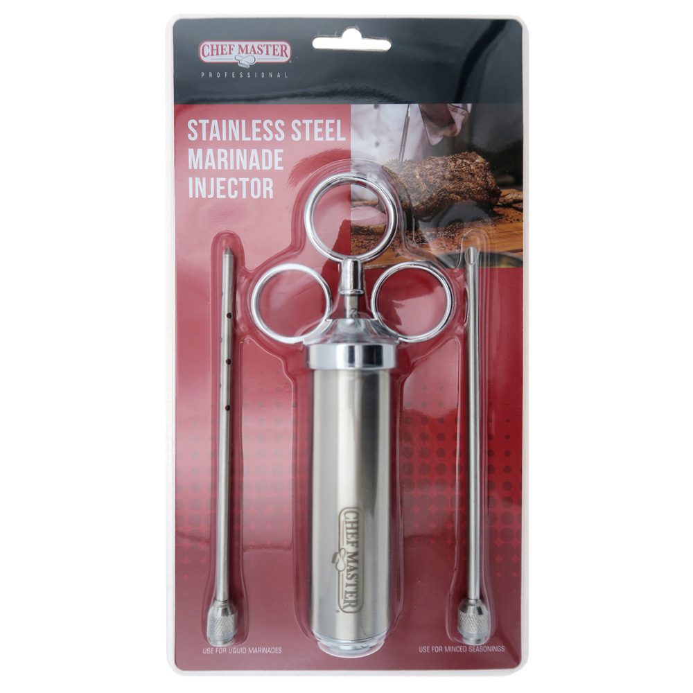 Chef Master Marinade Injector, Stainless Steel – ChefEquipment.com
