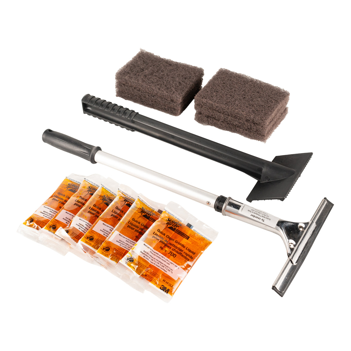 3M Scotch-Brite Quick Clean Griddle Cleaning System Starter Kit ...