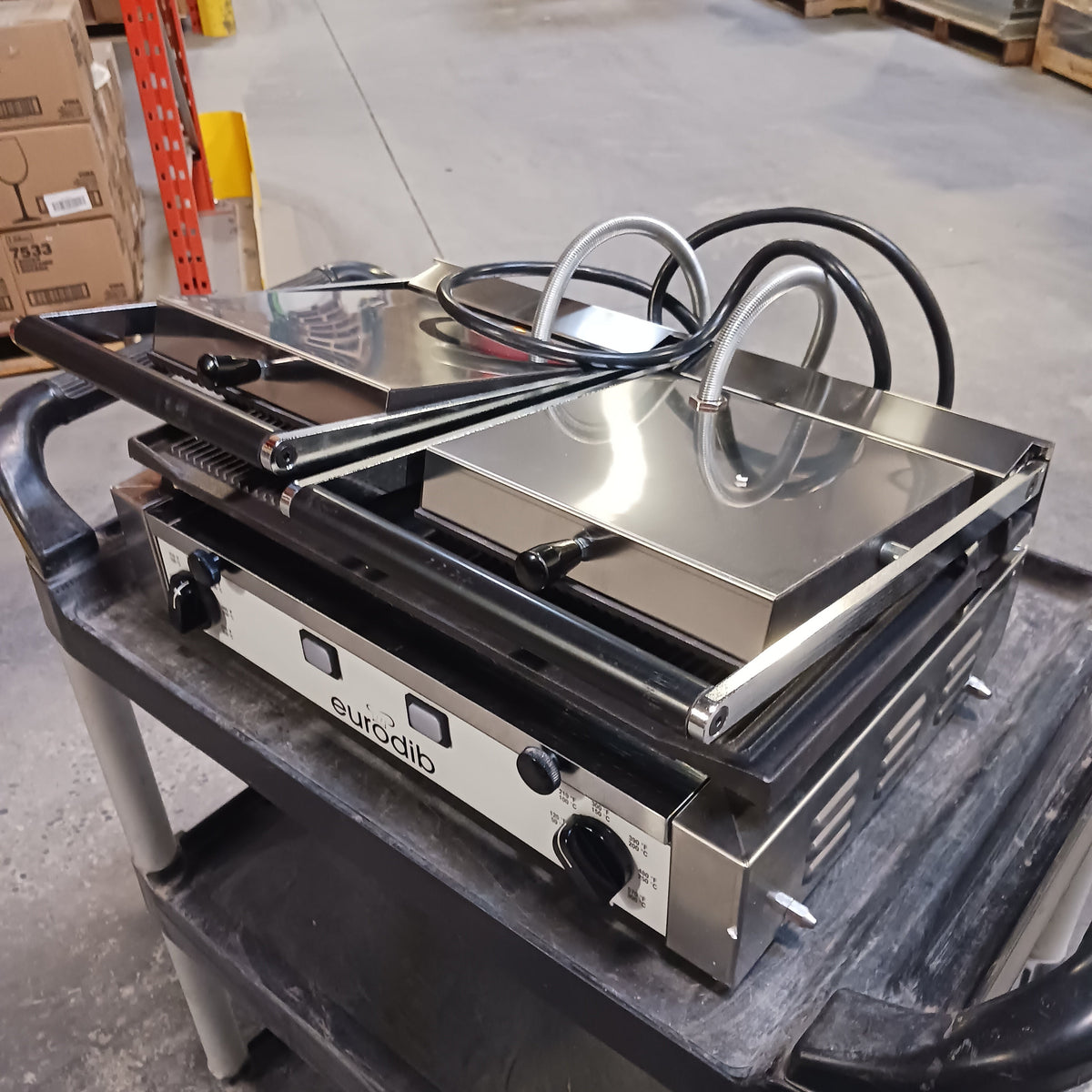 Eurodib PD3000 200 PD Series "R" Large Panini Grill, 220V, SCRATCH & D ...