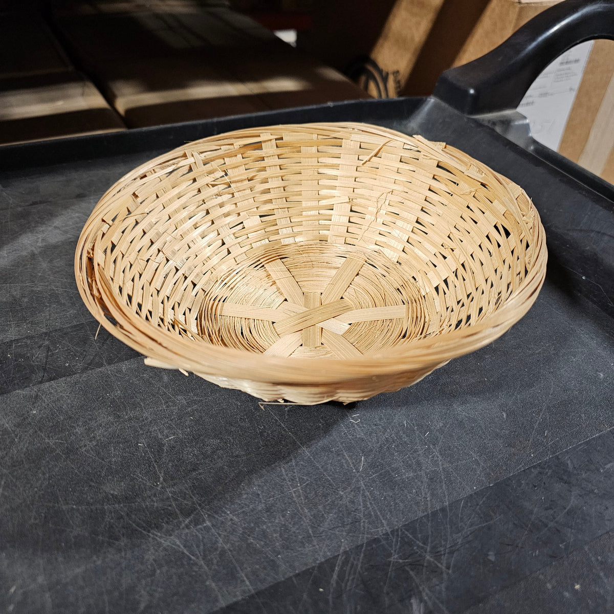 Almac Round Woven Basket, 8" x 2", FINAL SALE – ChefEquipment.com