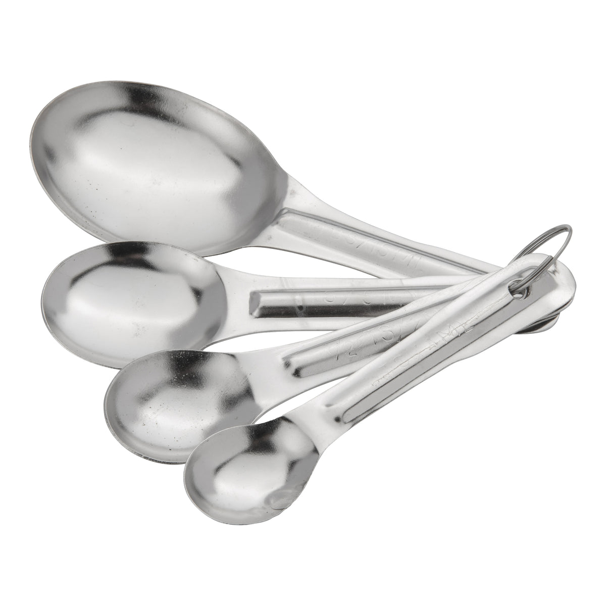 Browne 4 Piece Measuring Spoon Set, Stainless Steel – ChefEquipment.com