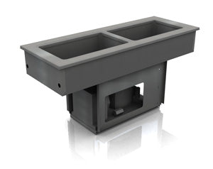 Delfield 8169-EFN Refrigerated Cold Well Drop In, 3 Pan Narrow LiquiTe ...