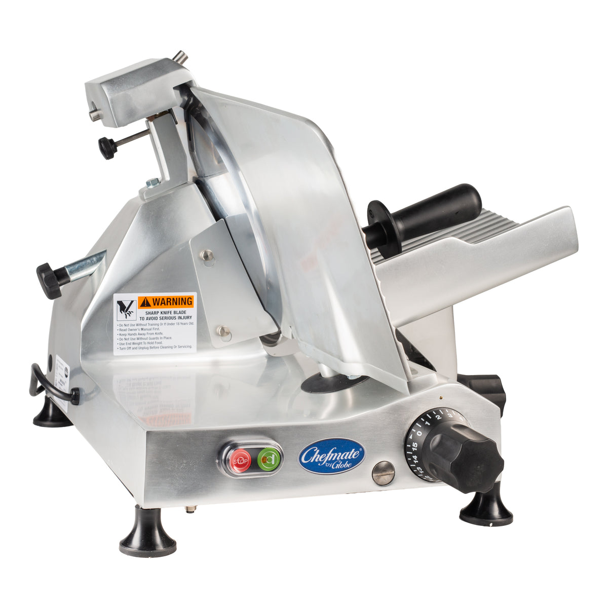 Globe Chefmate C12 Economy Light Duty Manual Meat Slicer, 12", 1/3 HP ...