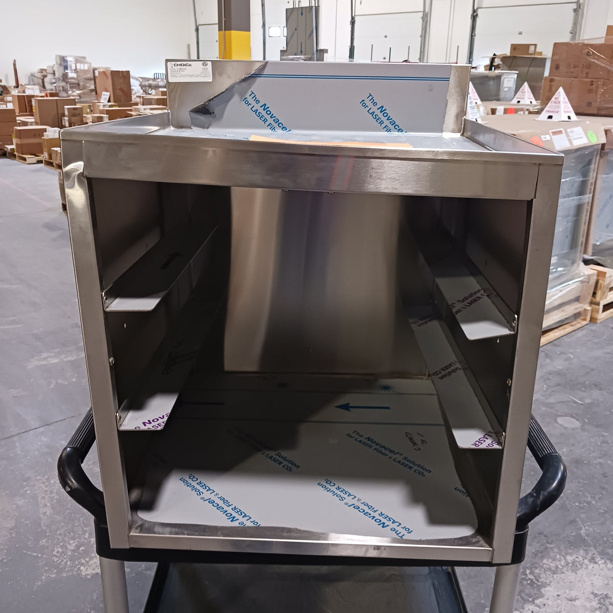 Glastender Choice Drainboard for Glass Racks, 2 Rack Slides, 24", Stai ...