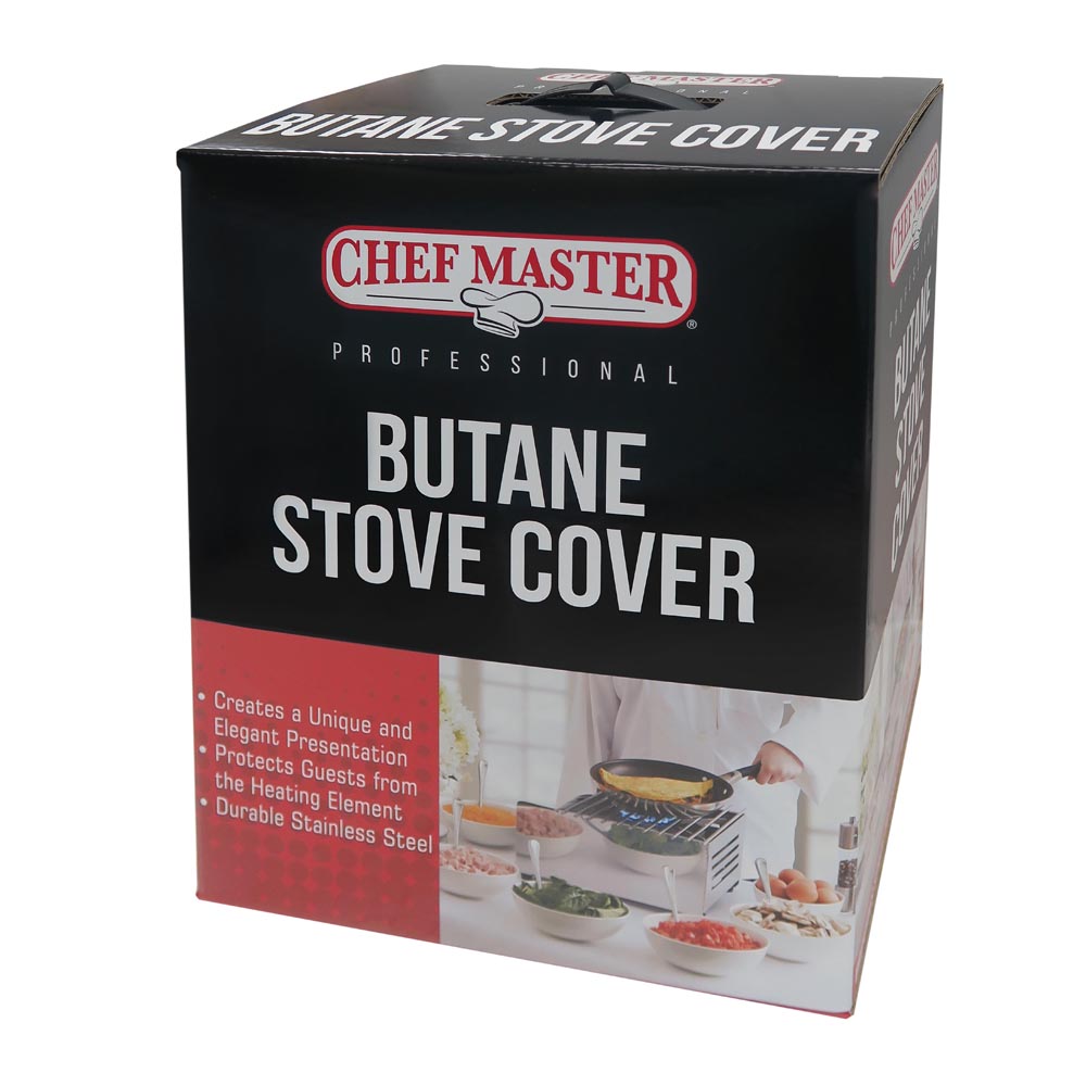 Chef Master Portable Butane Stove Cover, Stainless Steel ...