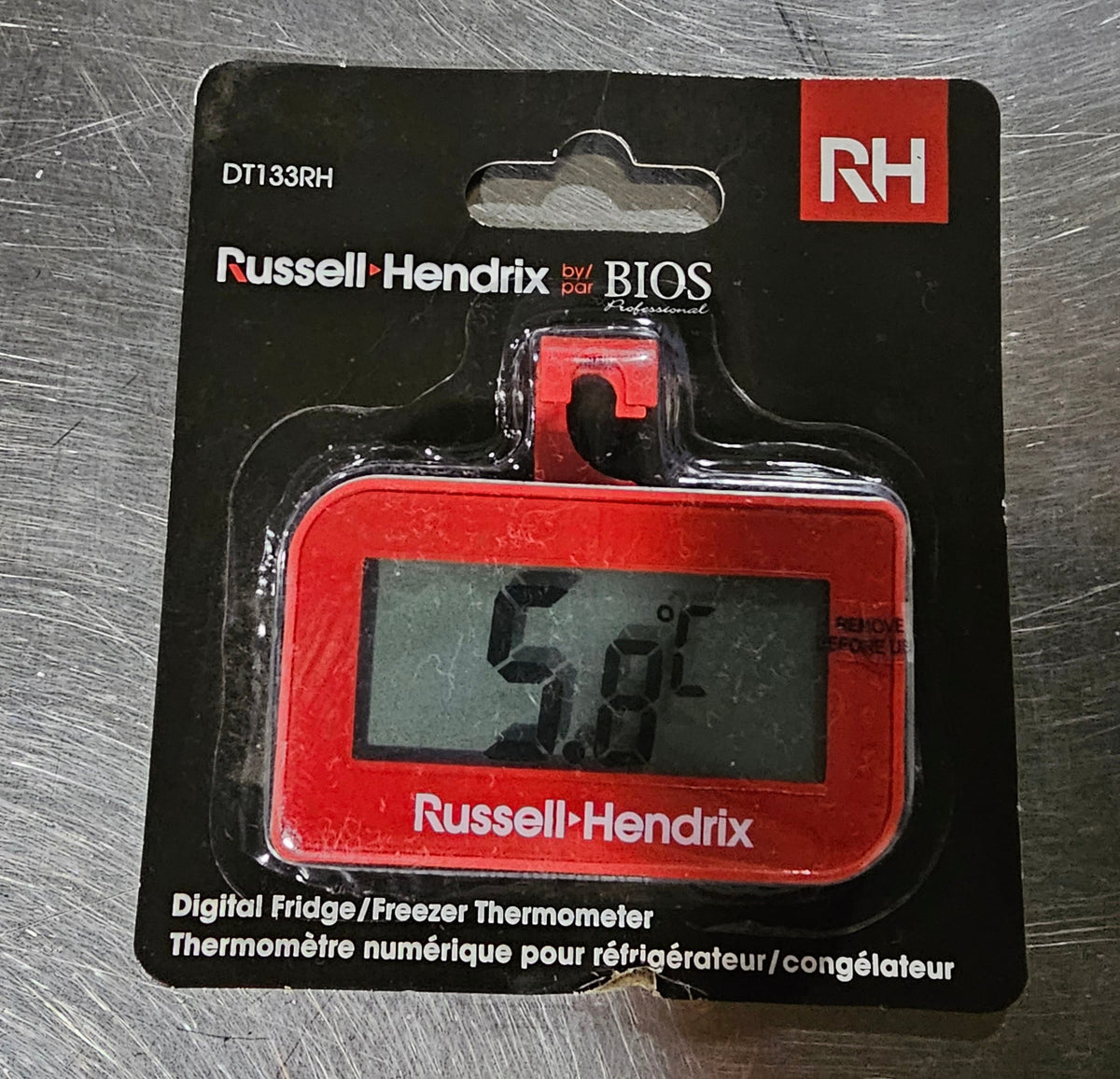 BIOS Digital Fridge / Freezer Thermometer with Russell Hendrix Logo, F ...