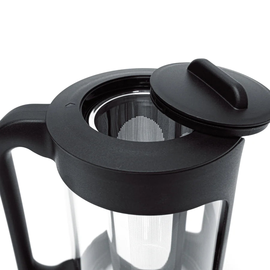 London Sip Cold Brew Immersion Coffee Maker, 1.5 qt, Glass/Black Plast ...