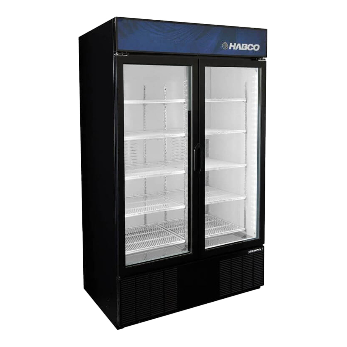 Habco ESM46HC Cold Space Merchandiser Refrigerator, Double Glass Swing ...