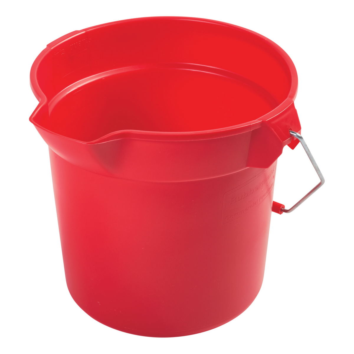 Rubbermaid BRUTE 10 Qt Round Bucket, Red, FINAL SALE – ChefEquipment.com