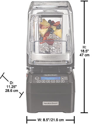 Hamilton Beach HBH755 Eclipse Blender, 64 oz, 120V – ChefEquipment.com