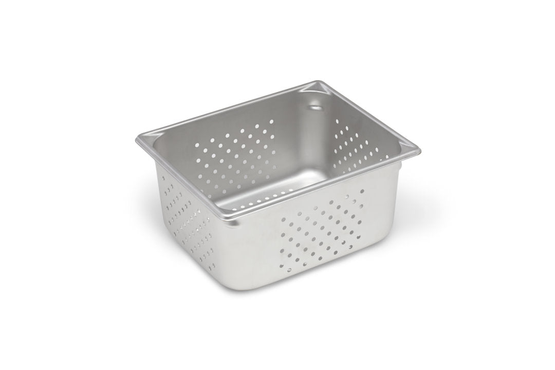 Vollrath Super Pan V Half Size Perforated Food Pan, 6" Deep, Stainless ...