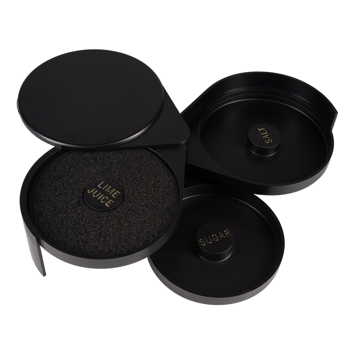 Browne 3-Tier Glass Rimmer, Black – ChefEquipment.com