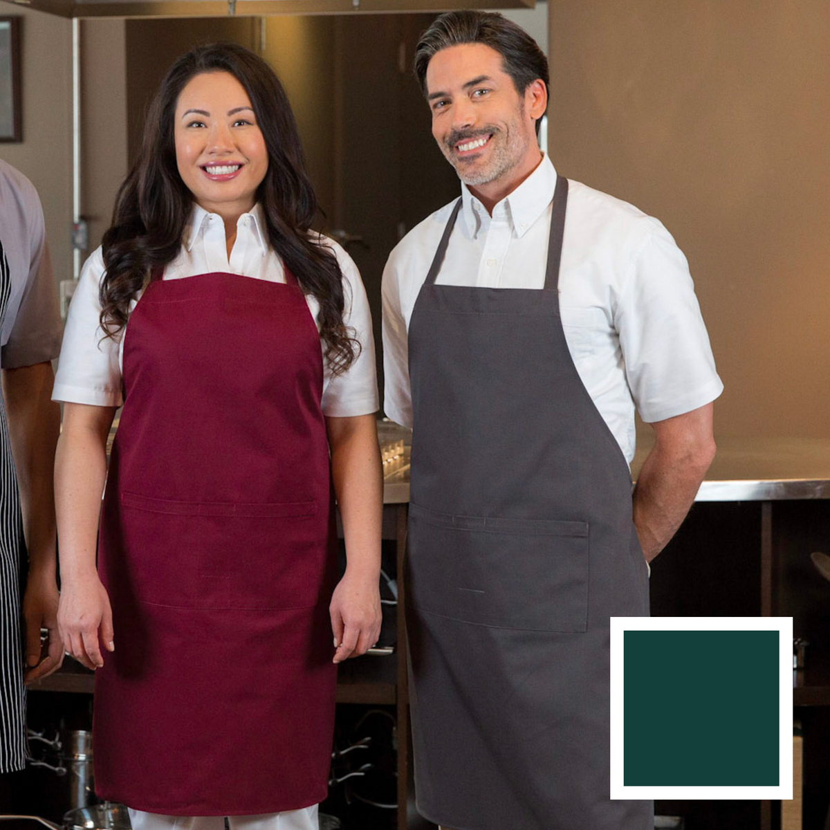 Premium Uniforms Standard Bib 2 Pocket Apron – ChefEquipment.com