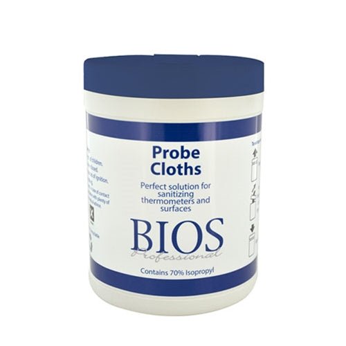 BIOS Thermometer Probe Sanitizing Cloths (400-pack) – ChefEquipment.com
