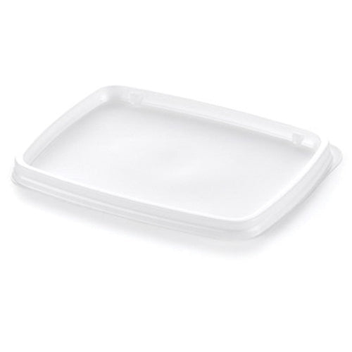 Aladdin Temp-Rite Disposable Non-Vented Rectangular Lid For 8 oz Soup ...