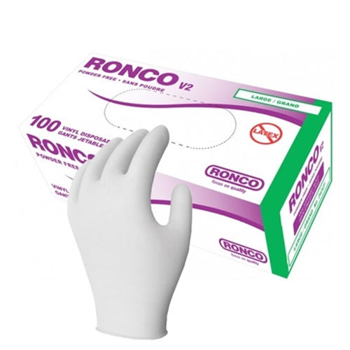 Ronco Vinyl Disposable Gloves, Small (100-pack), FINAL SALE ...
