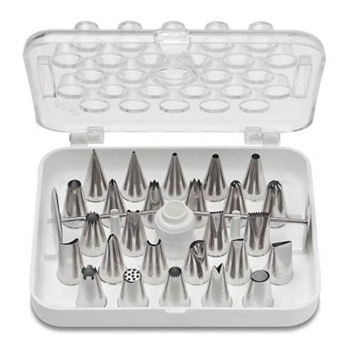 Ateco 29 Piece Piping Tip/Decorating Tube Set with Storage Box ...