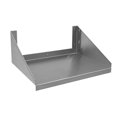 EFI Wall Mount Microwave Shelf, 18" x 24", Stainless Steel ...