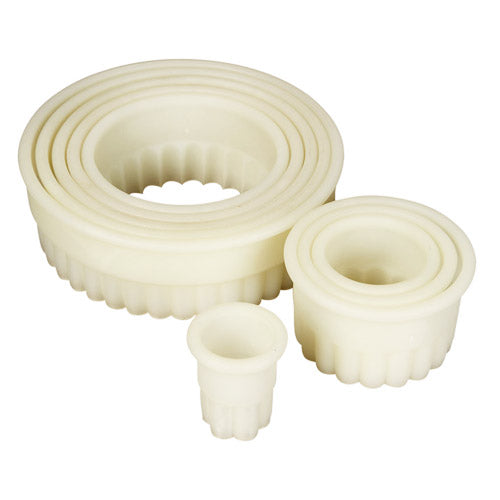 Mercer | Round Fluted Cutters, 9 Piece Set, Nylon – ChefEquipment.com