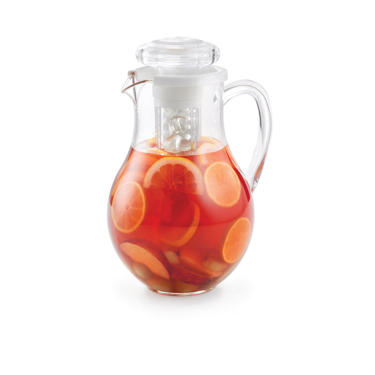 TableCraft Pitcher with Center Core, 2 Qt, Clear Plastic ...