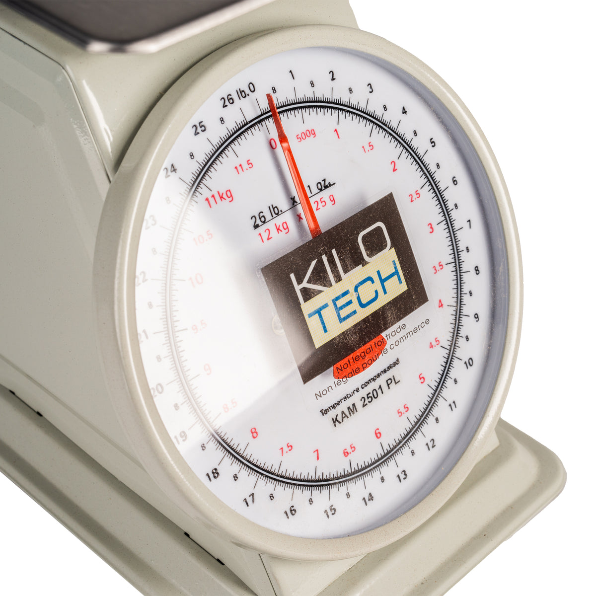 Kilotech KAM 2501PL Mechanical Dial Scale with Platform, 12 kg ...