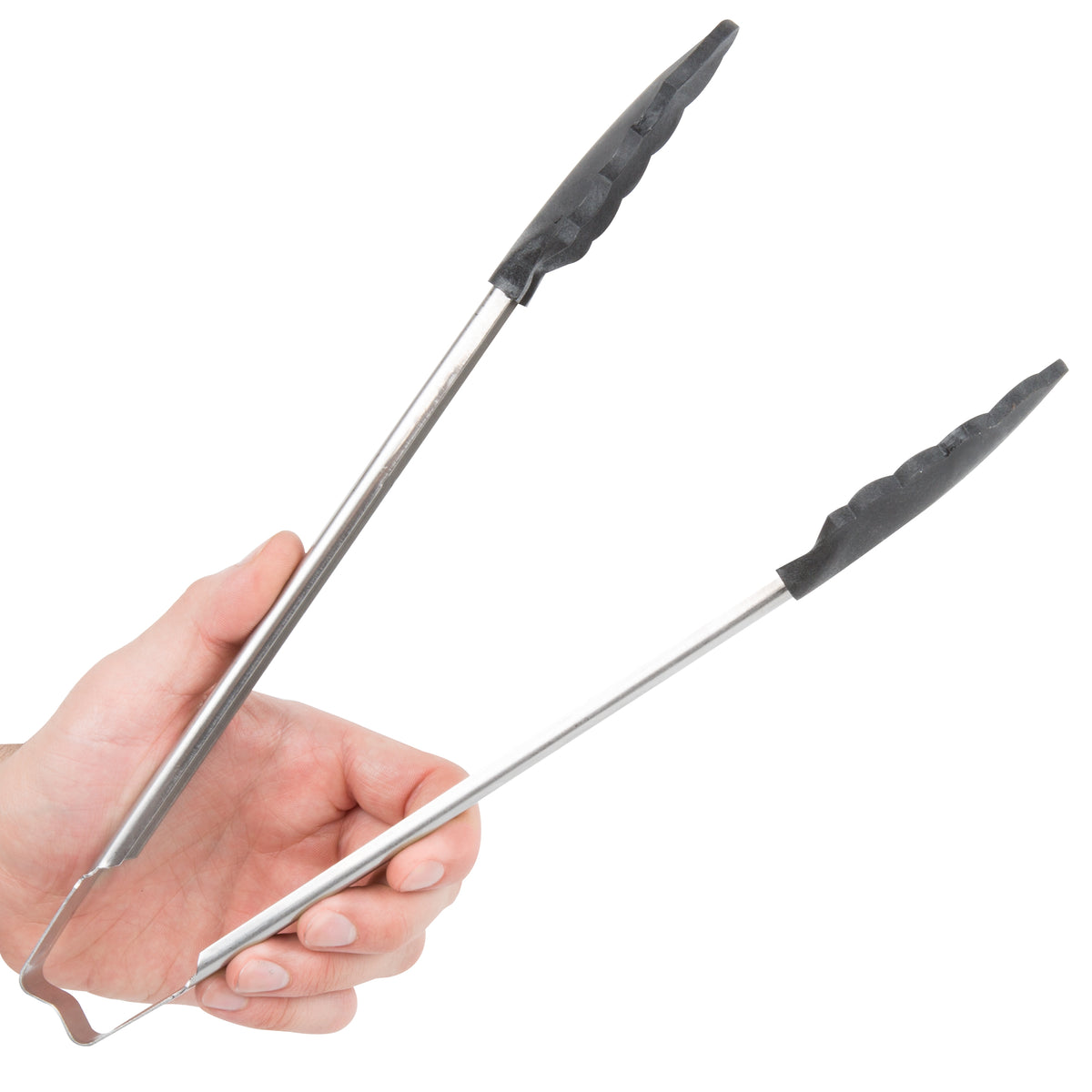 Vollrath High Temp Nylon End One-Piece Tongs, Stainless Steel, FINAL S ...