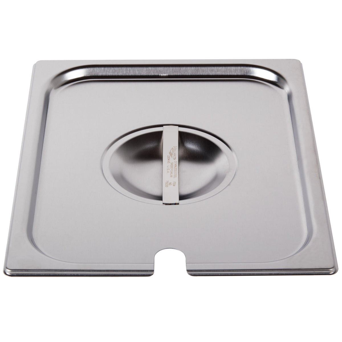 Vollrath Super Pan V Slotted Food Pan Cover, 22 Gauge Stainless Steel ...