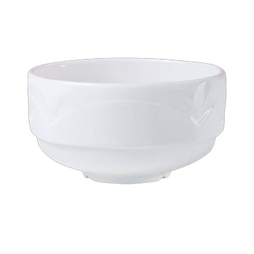 Steelite Bianco Stacking Soup Bowl no Handle, 10 oz, White (36-pack ...