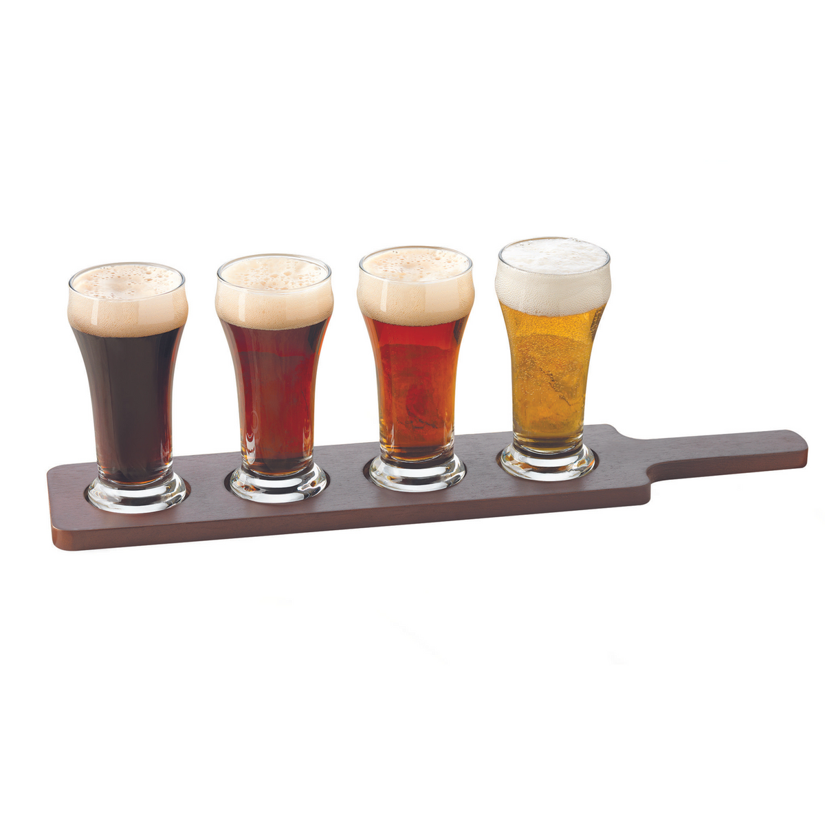 Libbey Tasting Flight Paddle, 4 Compartment, Wood (12-pack ...