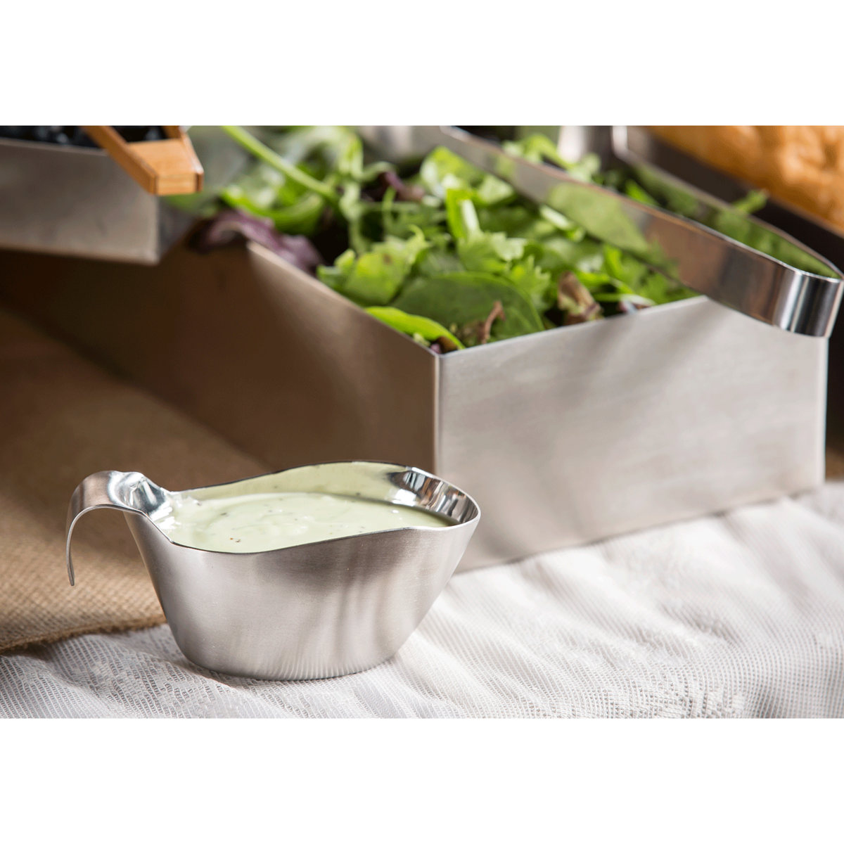 TableCraft Stackable Sauce Boat, Stainless Steel, FINAL SALE ...