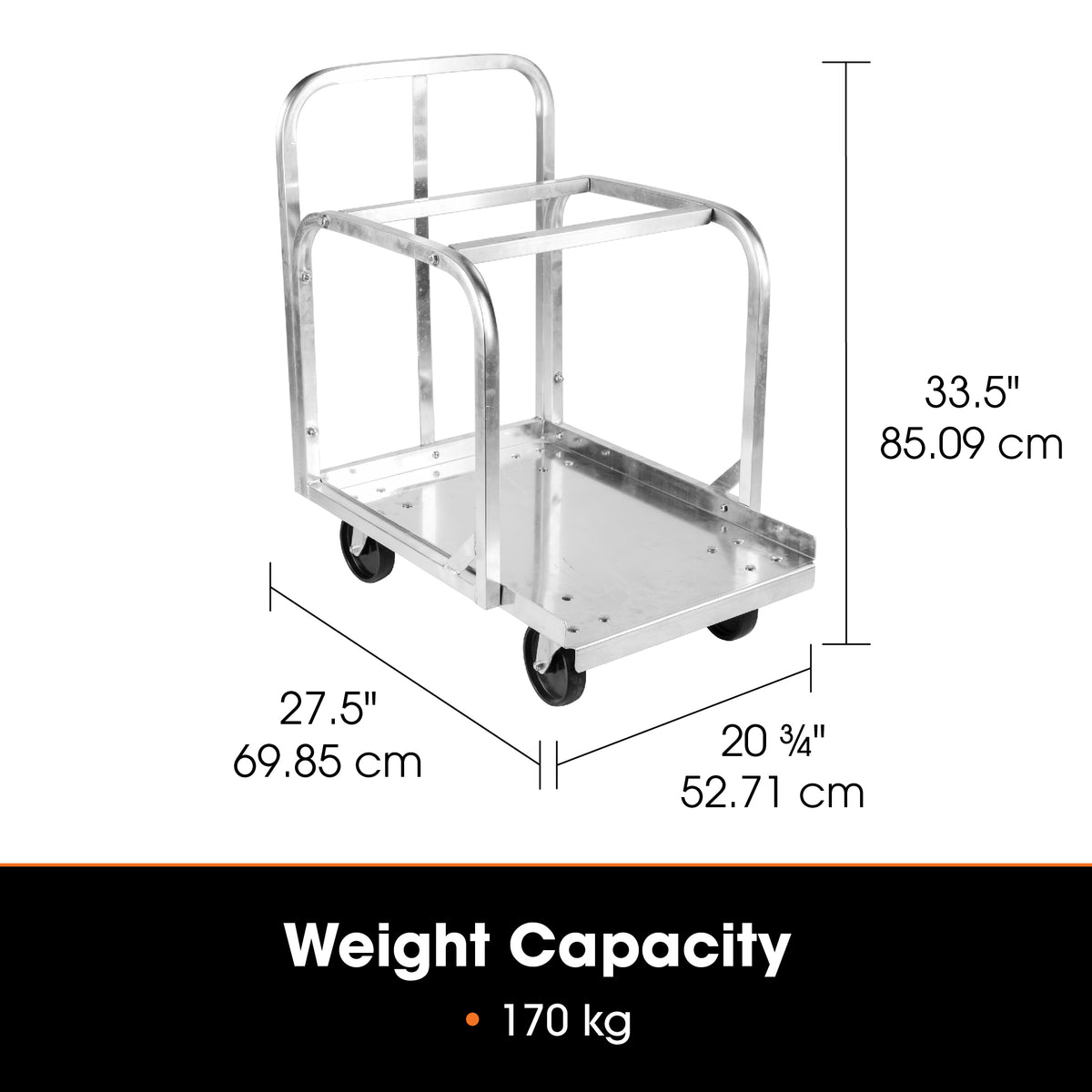 SignatureWares Bun Pan Cart, Aluminum – ChefEquipment.com