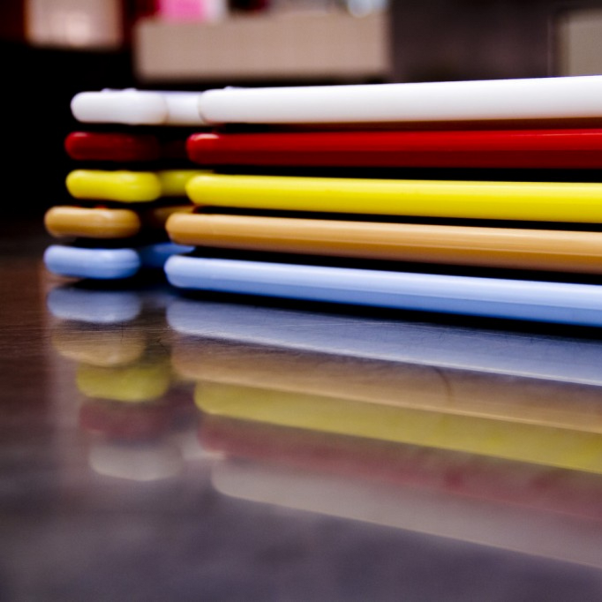 San Jamar Cut-N-Carry 6 Piece Colour Cutting Board Set, 15" x 20" x 1 ...