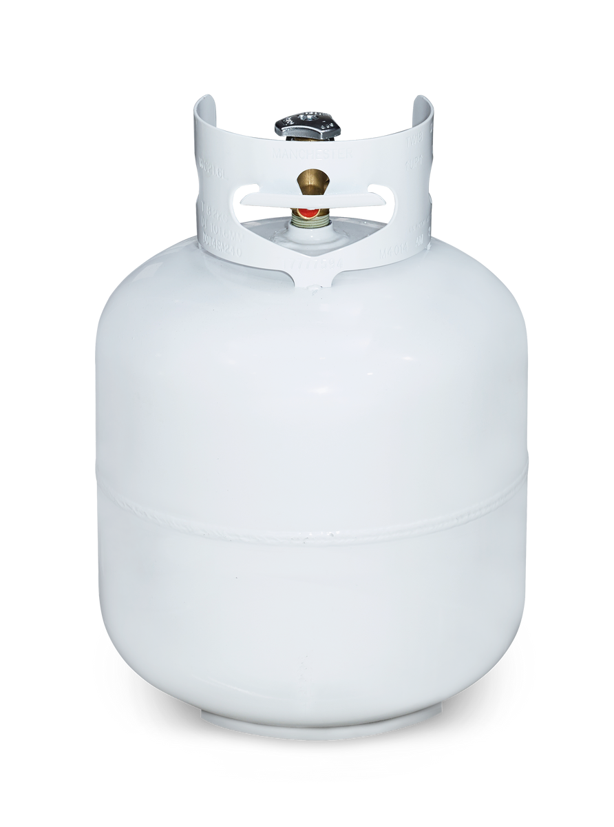 Crown Verity Propane Tank / Cylinder, White (Contains No Propane ...