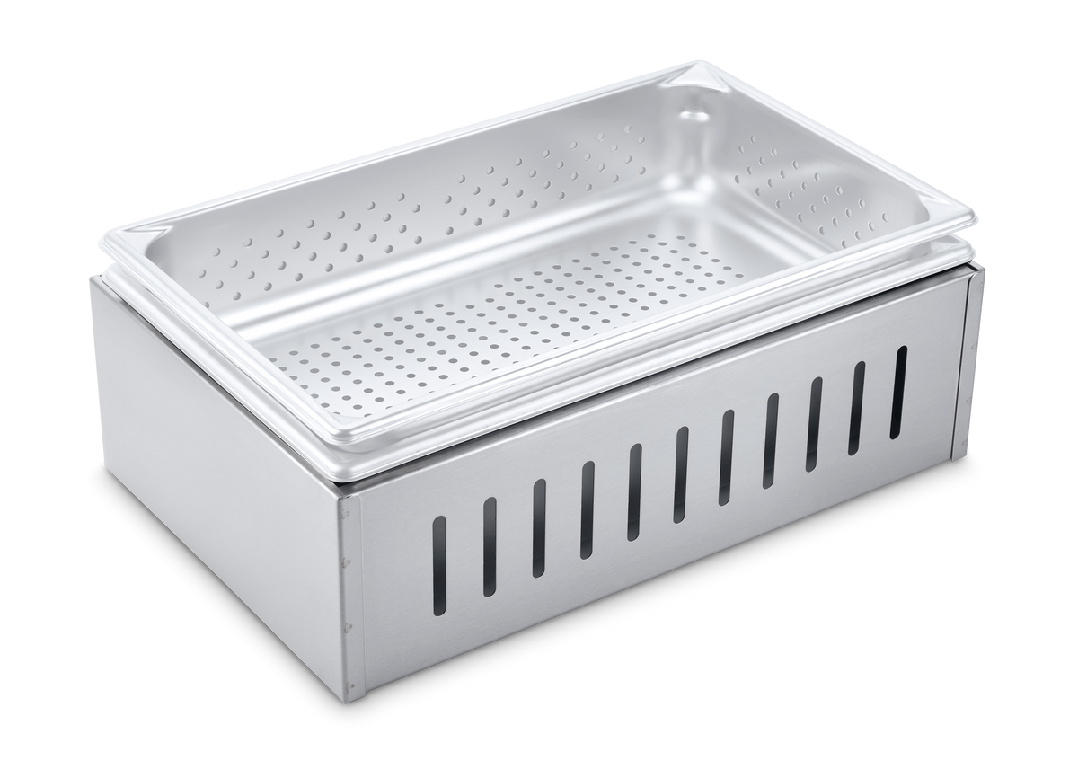 Crown Verity CV-SPA Full Size Steam Pan Adapter for Gas Grill, Stainle ...