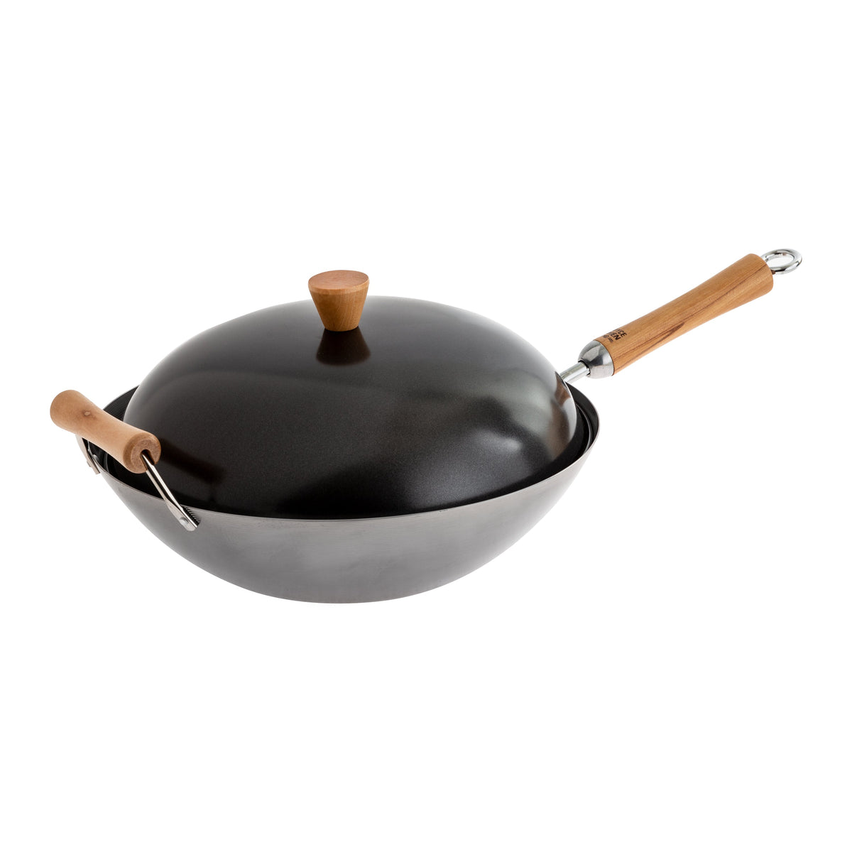 Joyce Chen Classic Series 4 Piece Flat Bottom Wok Set, 14", Carbon Ste – ChefEquipment.com